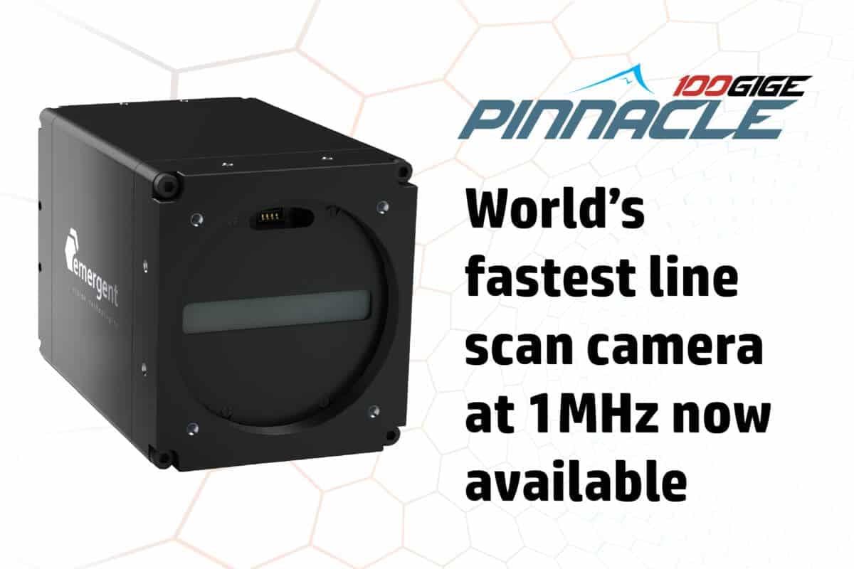 Fastest Line Scan Camera at 1 MHz - PINNACLE LZT-8KG5