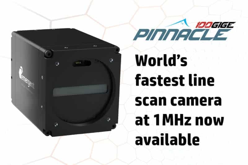 Fastest Line Scan Camera at 1 MHz - PINNACLE LZT-8KG5